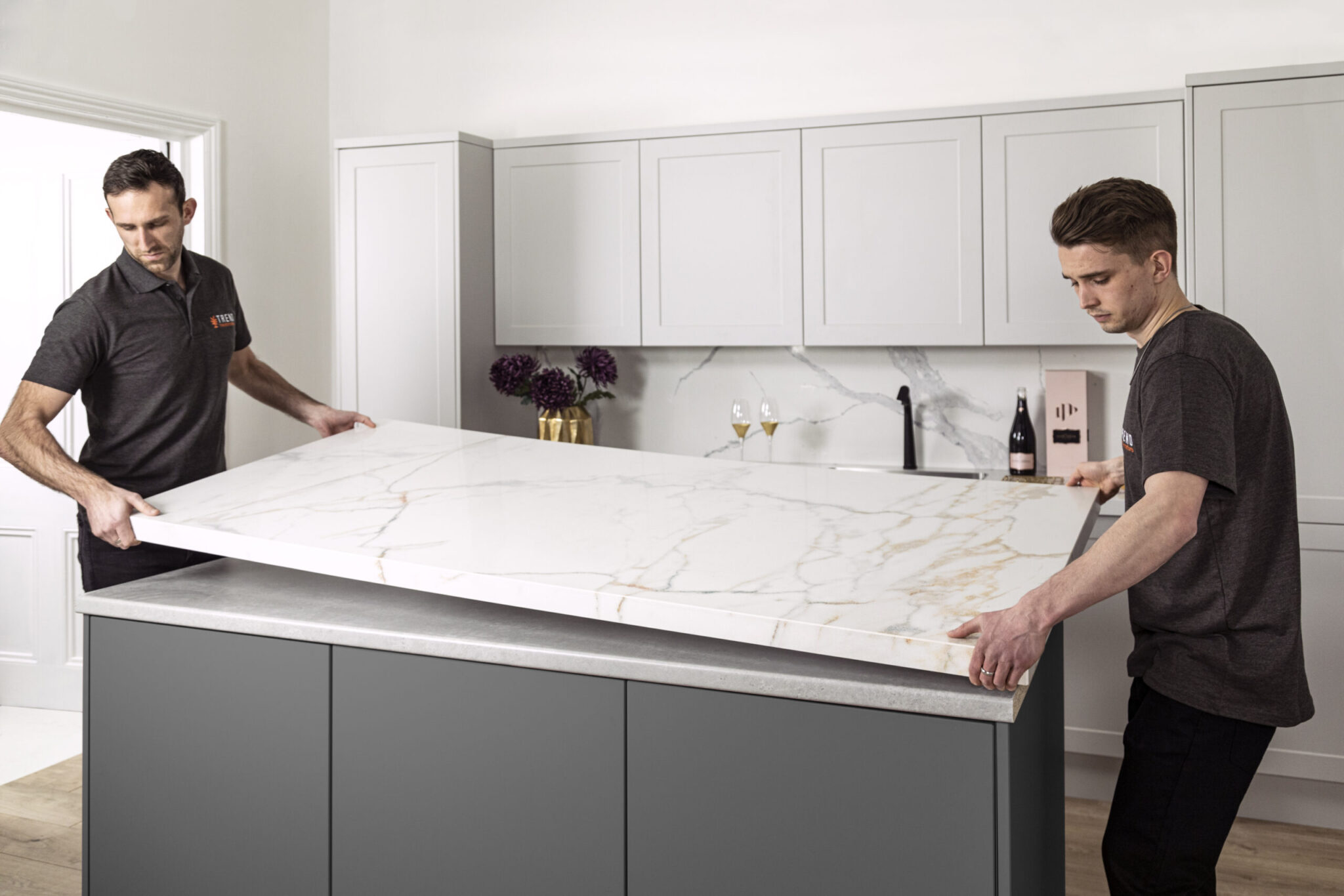 How to Install Kitchen Countertops - Mahogany Kitchens